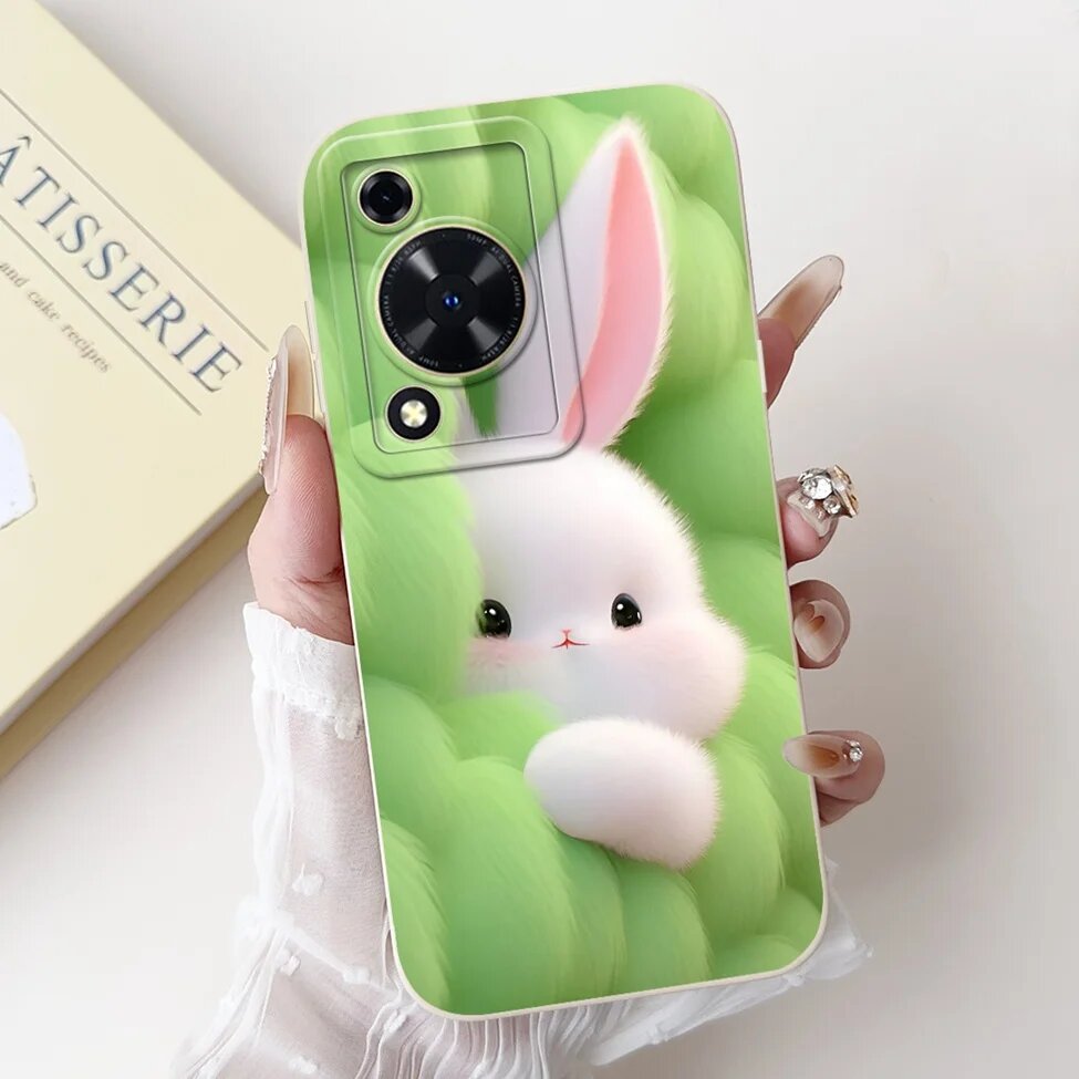 Чехол для Huawei Nova Y72, милый кролик, силикон, TYbai2123