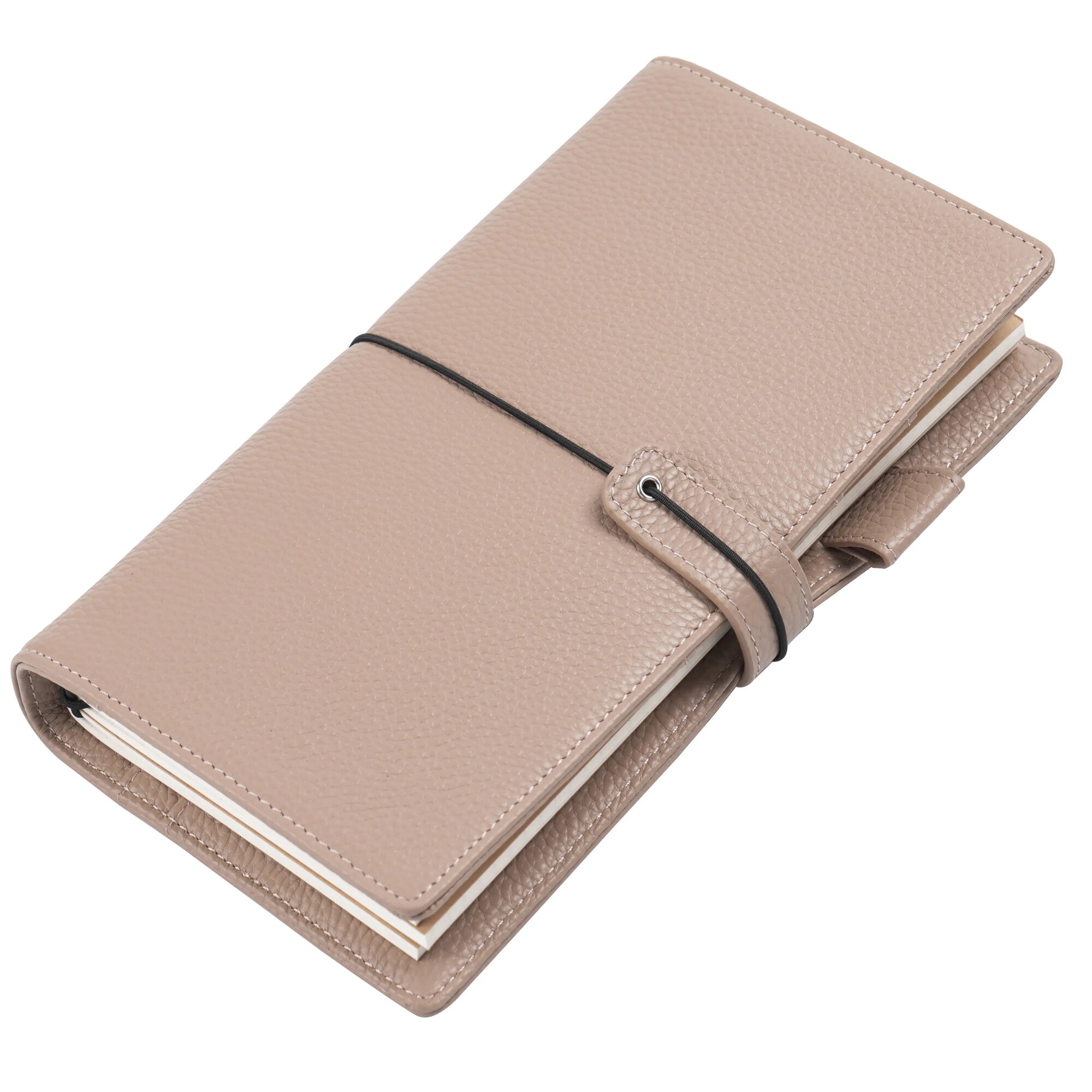 Бежевая обложка для блокнота Moterm Elite Pebbled Taupe