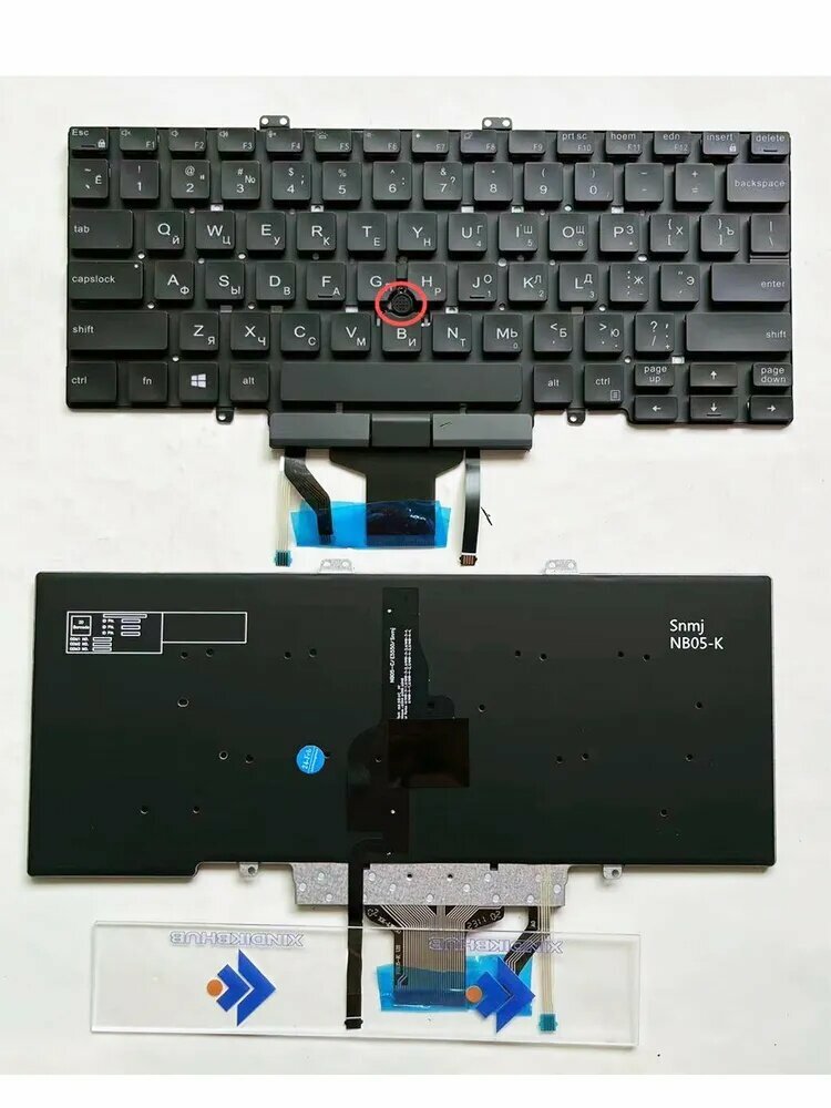 Новая клавиатура ноутбука для DELL Latitude 5400 5401 5410 5411 7400 7410 с подсветкой