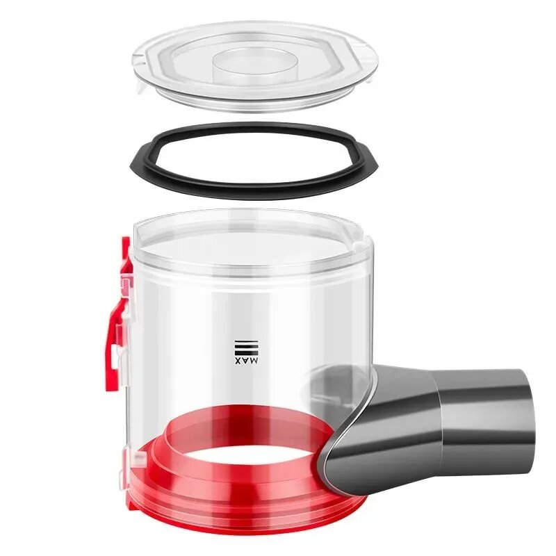 Пылесборник для пылесоса Dyson V7 V8 SV10 SV11, запчасть из пластика — фото 1