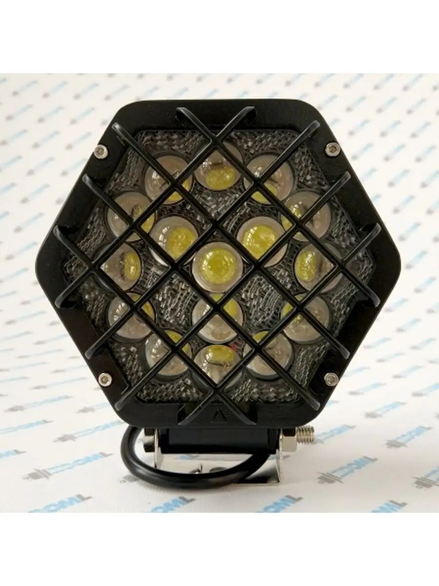 Фары светодиодные LED ПТФ, ДХО, ФСО 48W противотуманные 1 шт