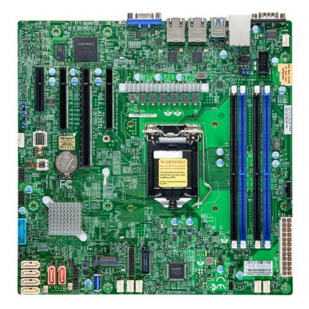 Supermicro Материнская плата MBD-X12STL-F-B LGA 1200 4хDDR IV 1хM.2