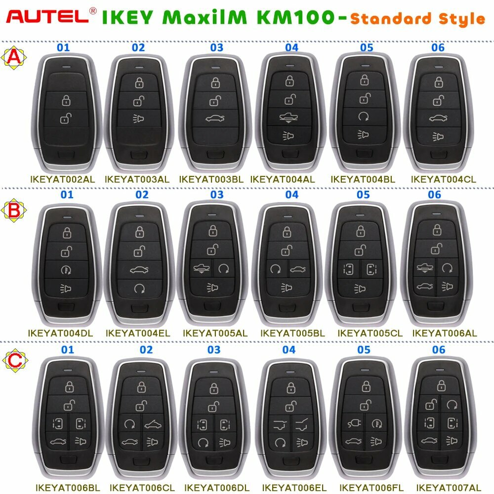 AUTEL MaxiIM IKEY, 04, B кнопок