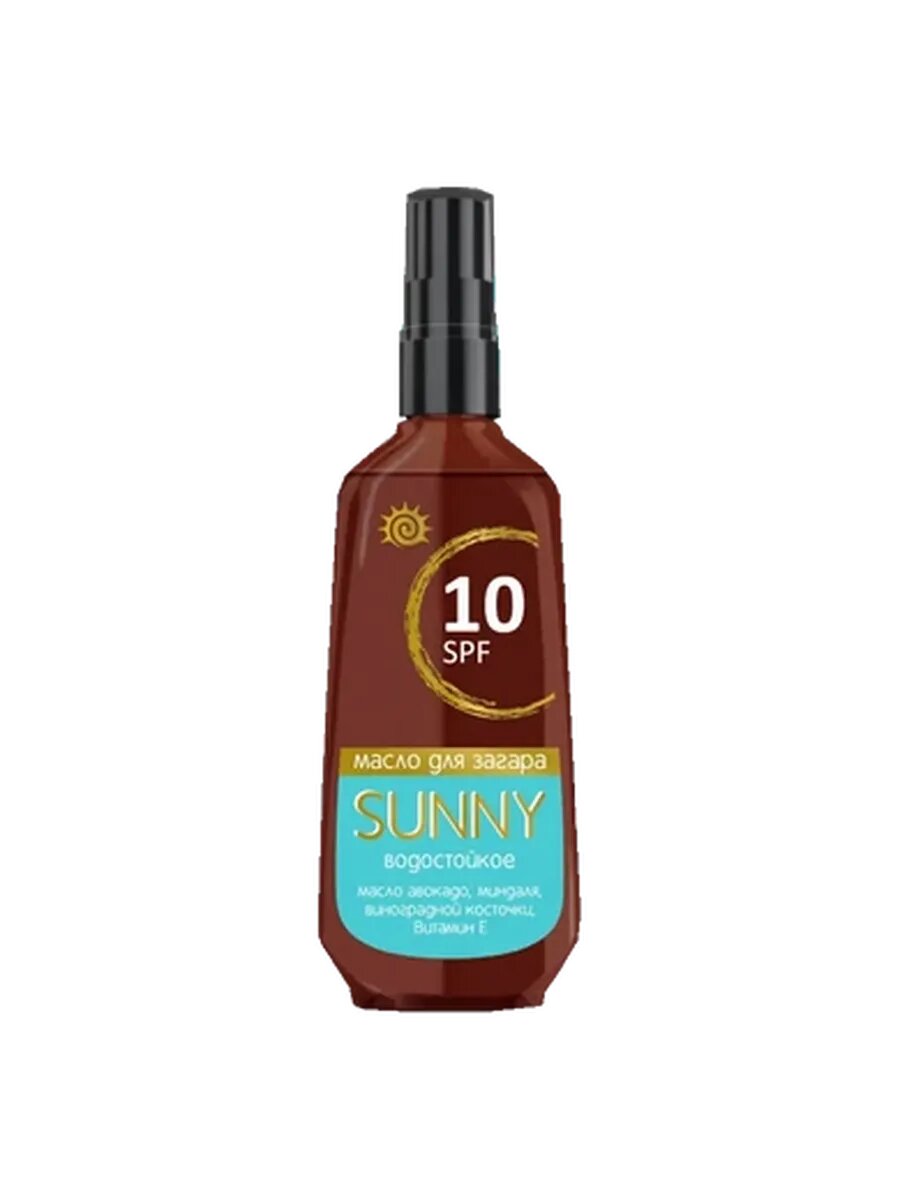 Санни Масло для загара водостойкое SPF 10+ 150мл