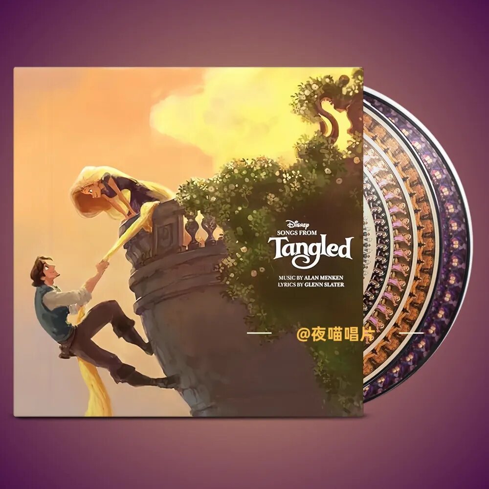 Виниловая пластинка Songs From Tangled 2LP Disney Soundtrack Music by Alan Menken