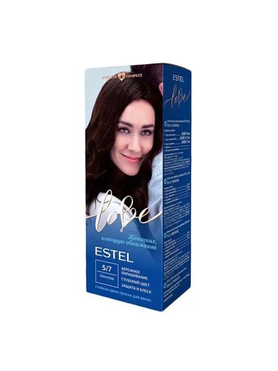 Крем-краска Estel Love для волос шоколад 5/7 115 мл