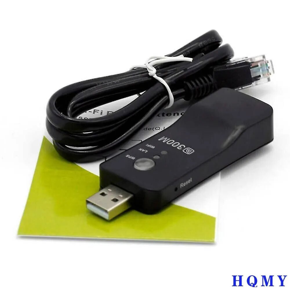 Pix-Link USB-концентратор 300M Wi-Fi адаптер для Samsung Smart TV, Ethernet, черный/белый — фото 1