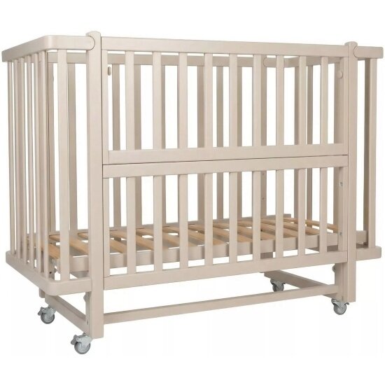 Кроватка Polini kids Simple 355 трансформер Кашемир