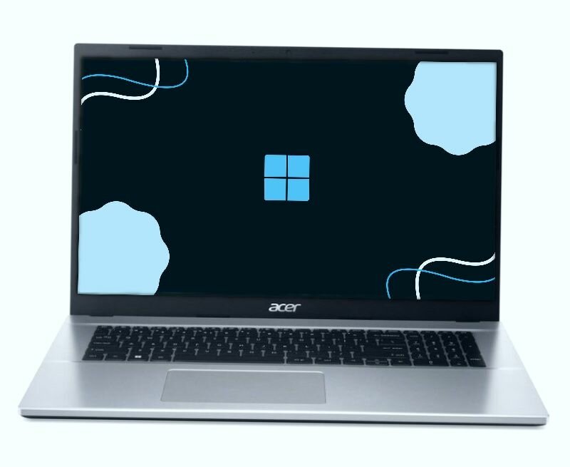 Ноутбук Acer Intel Core i3 3,4ГГц 6 ядер. 17' 1920x1080 Intel HD Graphics Windows 11 Pro Русская раскладка