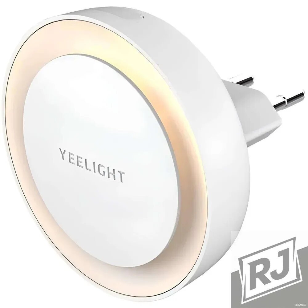 Yeelight Красивый белый ночной светильник с датчиком освещенности, настольный, LED, 0.5 Вт