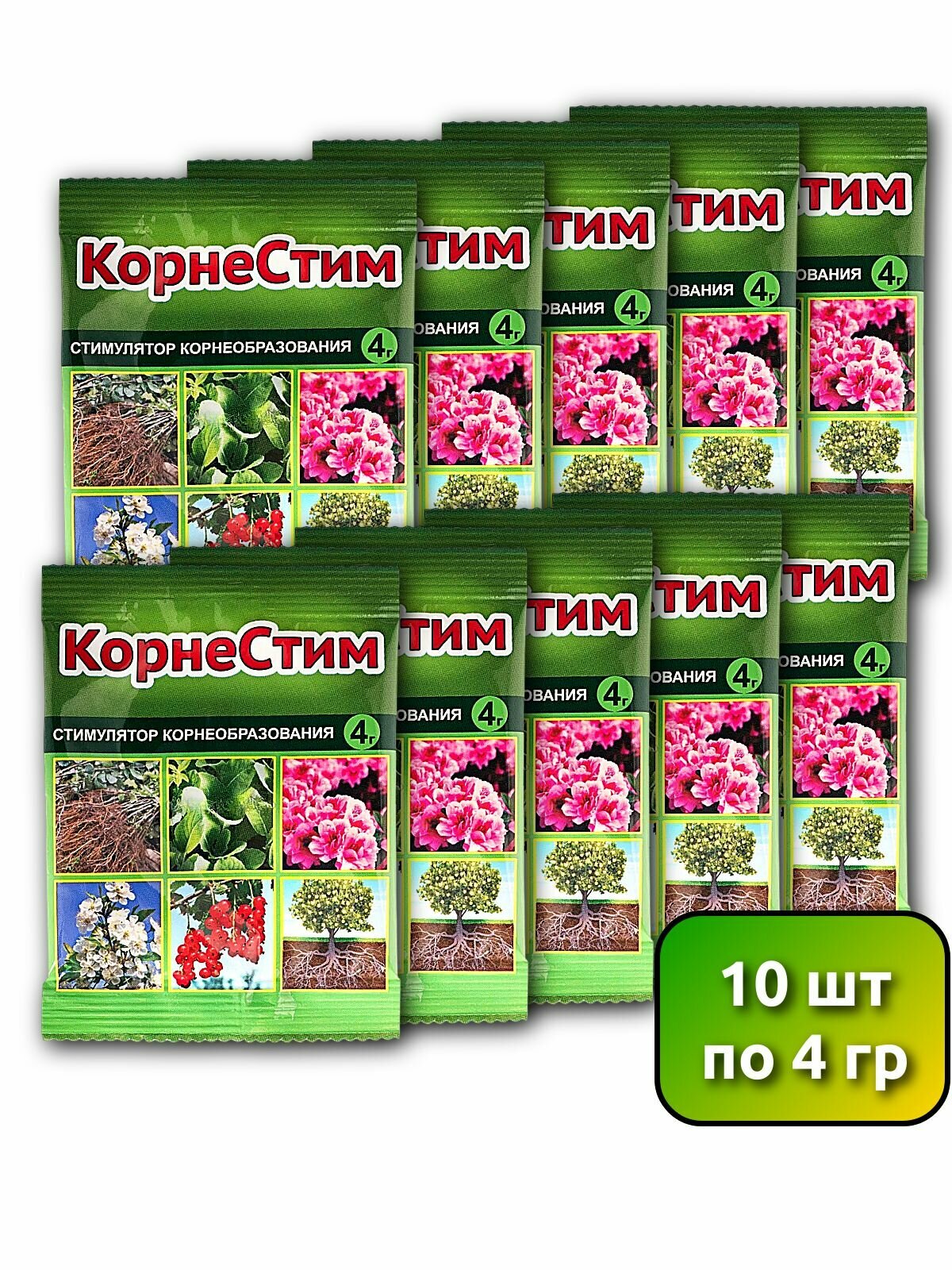Стимулятор корнеобразования КорнеСтим 4 гр, Ваше Хозяйство, 10 шт