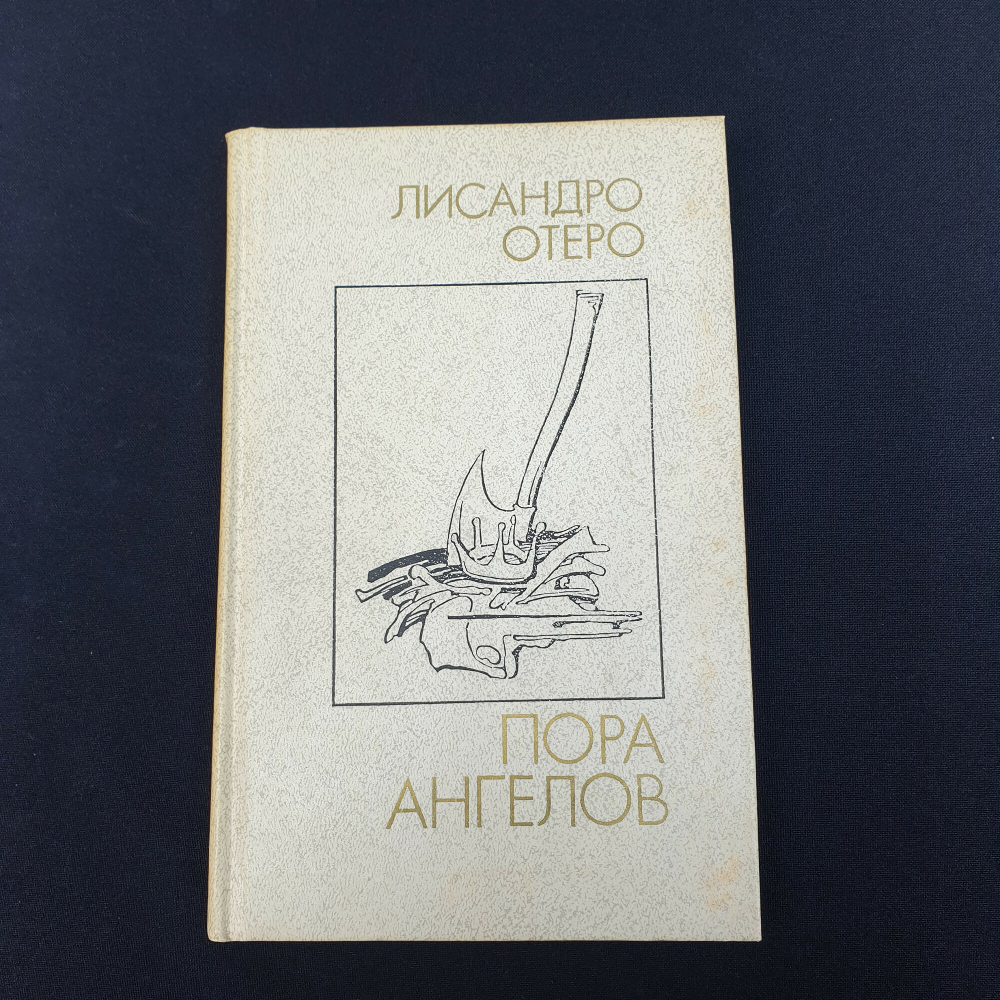 Книга СССР Лисандро Отеро Пора ангелов Москва Радуга 1987 года винтажная