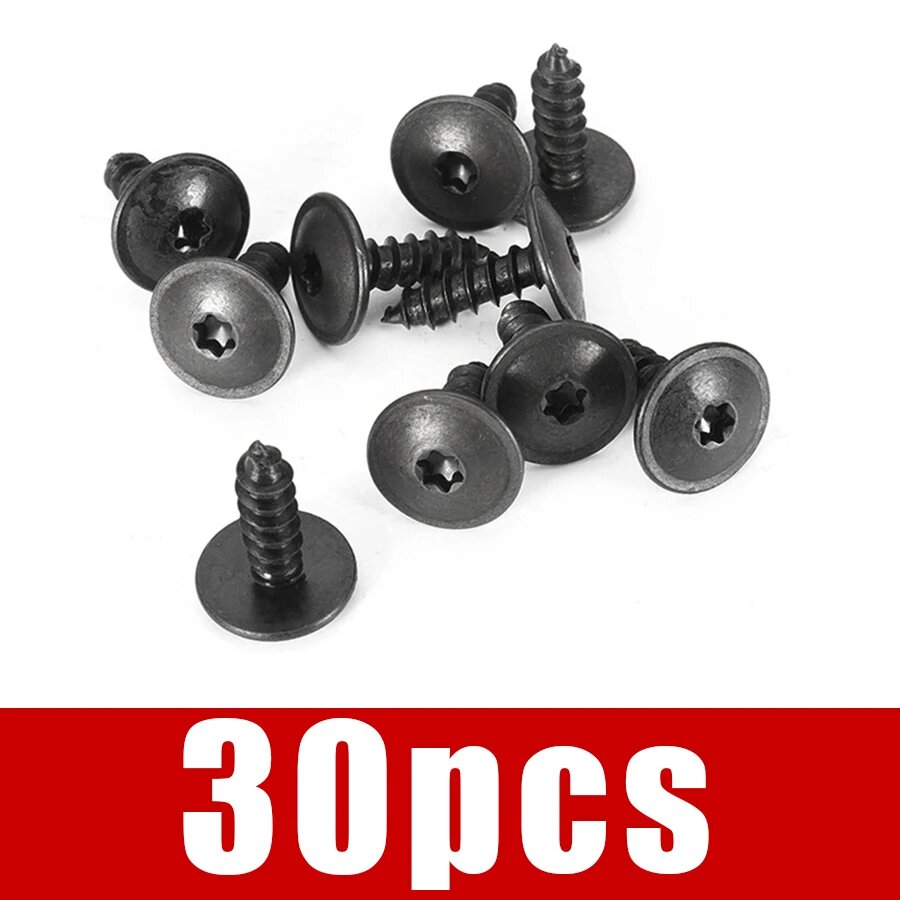 30 Шт. Автомобильных Клипс-крепежей Для VW Polo Golf 4 5 6 7 Beetle MK3 MK4 MK5 MK6 Bora CC Passat B6 B5 - Автомобильные Плас.