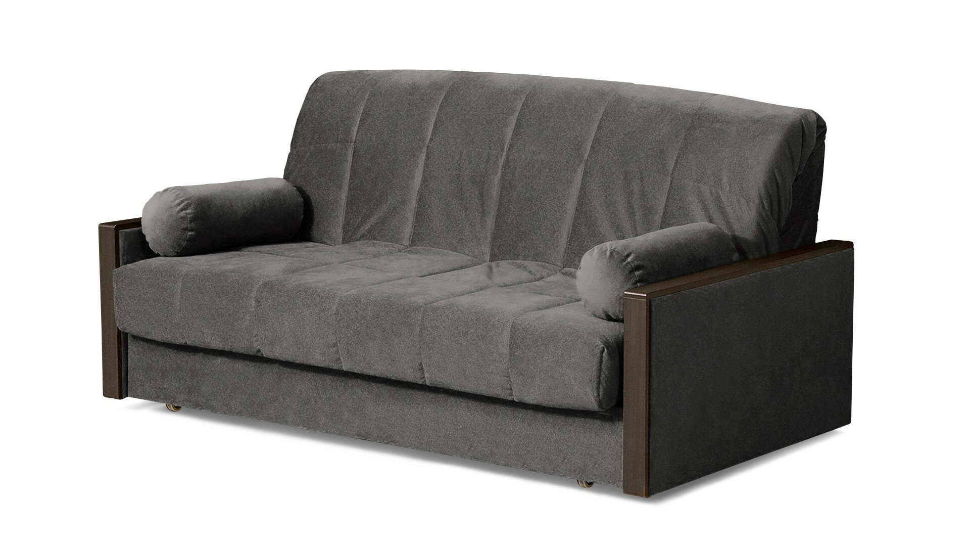 Диван Милена Лайт Velutto 52 NOW 148x105x88 см, серый Велютто, аккордеон Дом мебели для вас