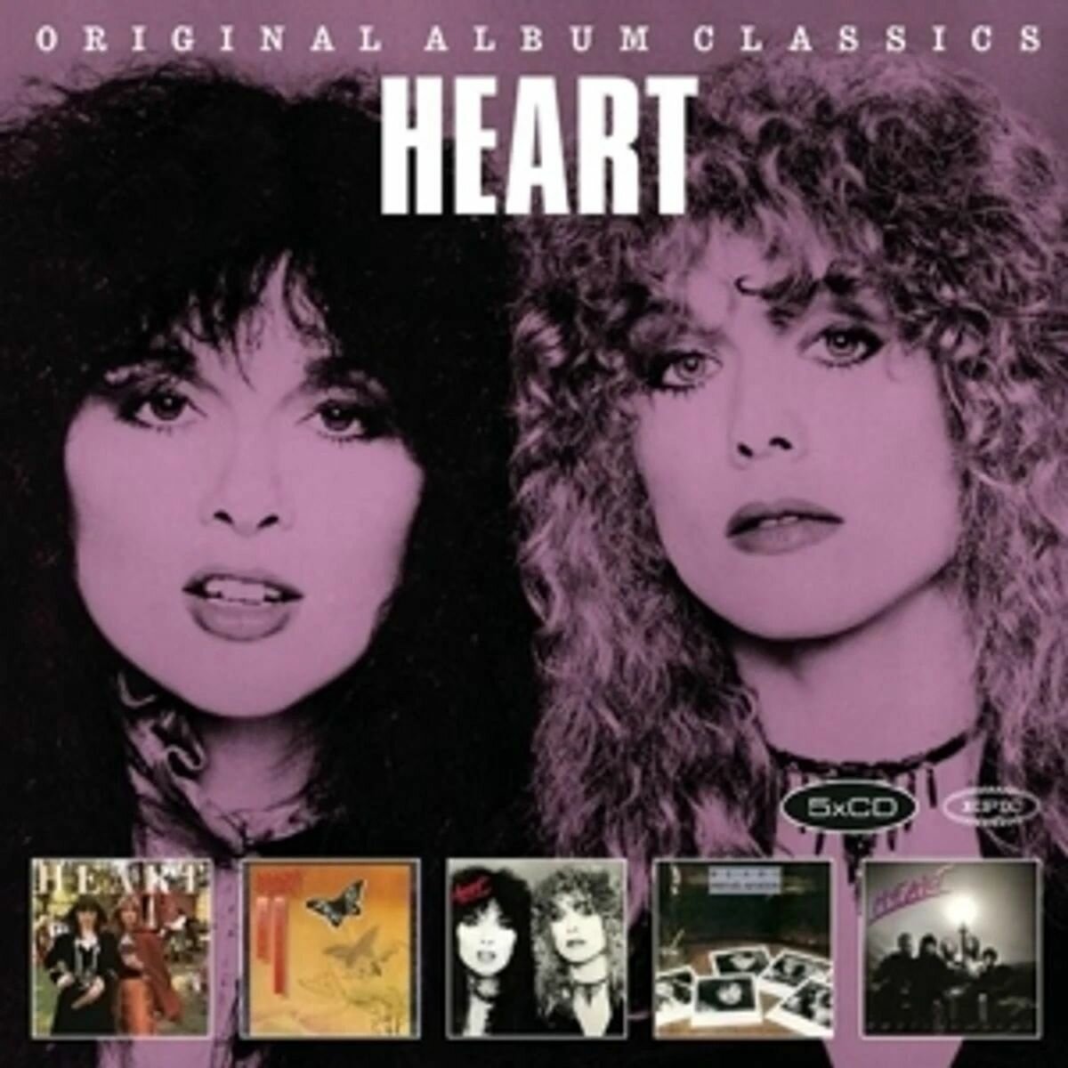 Heart: Original Album Classics (5CD), 2013, Epic, Диск Музыкальный