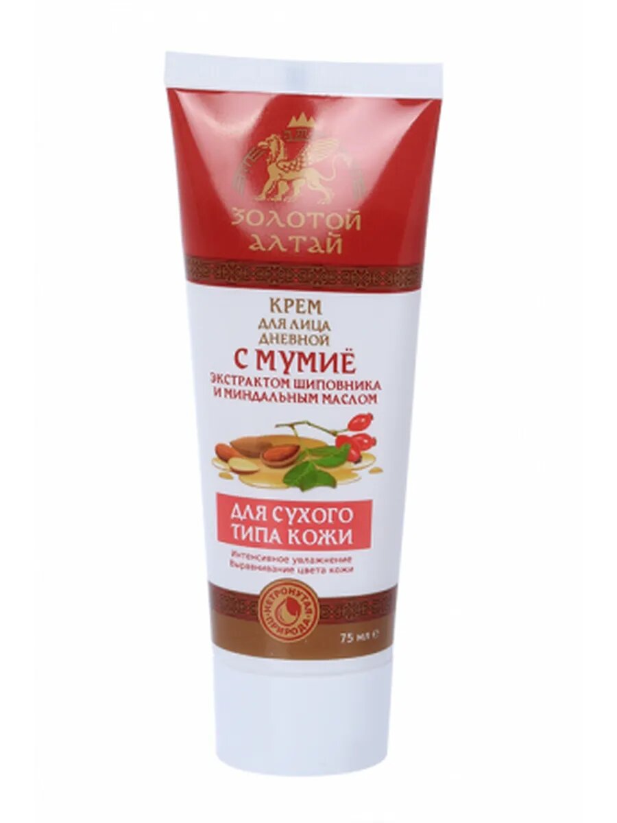 Золотой Алтай Крем для лица Дневной с мумие, крем для лица,