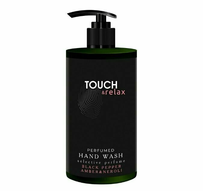 Парфюмированный гель Touch&Relax для мытья рук Черный перец, Нероли и Амбра, 450 мл