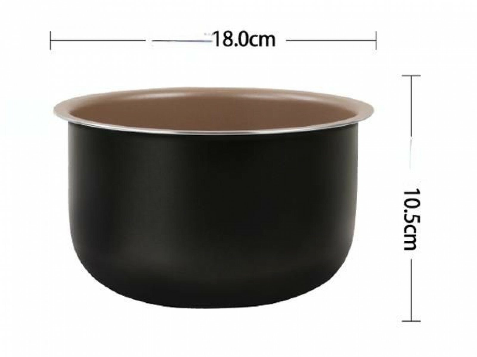 Чаша для мультиварки MyPads Philips HD3060 HD3061 HD3160 HD3161, 2 л, керамическое покрытие