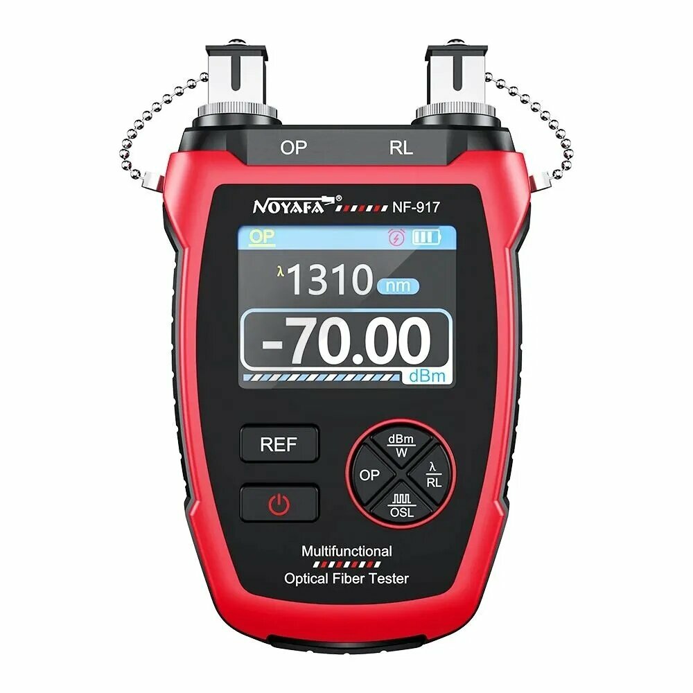 Измеритель Оптической Мощности Noyafa NF-917 2-в-1 И Тестирование VFL На 10 Длинах Волн Для Волоконно-оптических Сетей