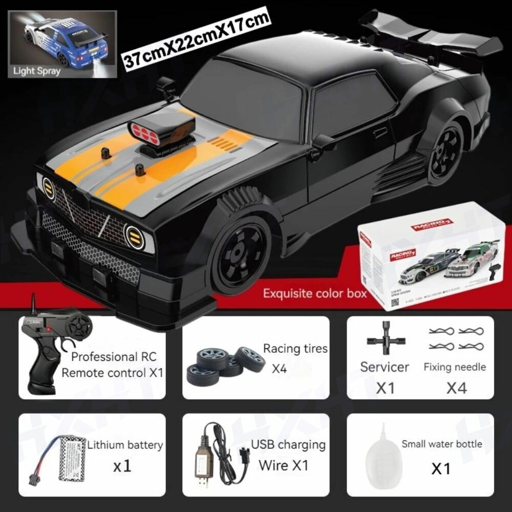 RUNSTAR 1:16 RC Электрический Гоночный Дрифт Автомобиль С Функцией Распыления