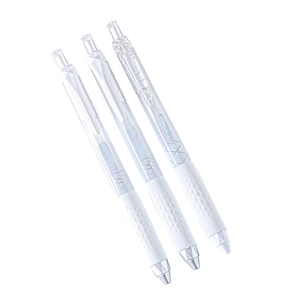 3шт быстрой сушки гель чернила ручка выдвижная гелевая ручка 0,5 мм быстрый сухой написания