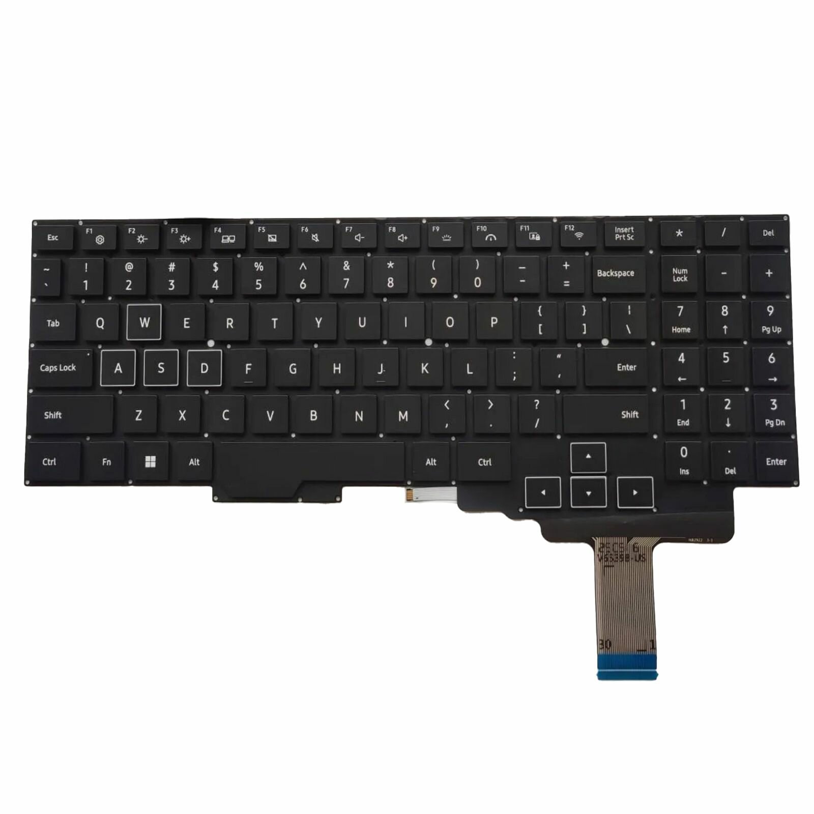 Американская раскладка для клавиатур MECHREVO Jiaolong 16 16K 16Pro-74603 16Pro-746q1 16-76Q2 клавиатура ноутбука