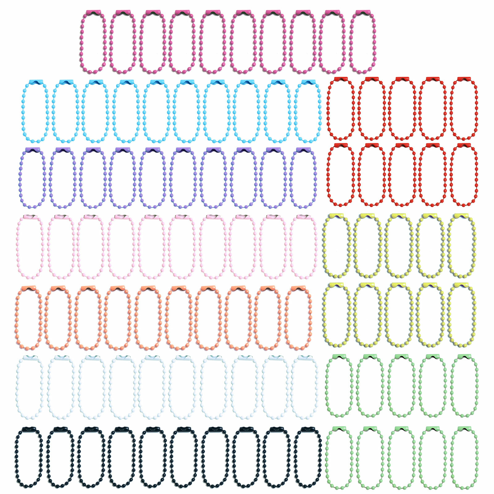 100 шт Маленькая круглая цепочка для бусин брелок и аксессуаров шариков