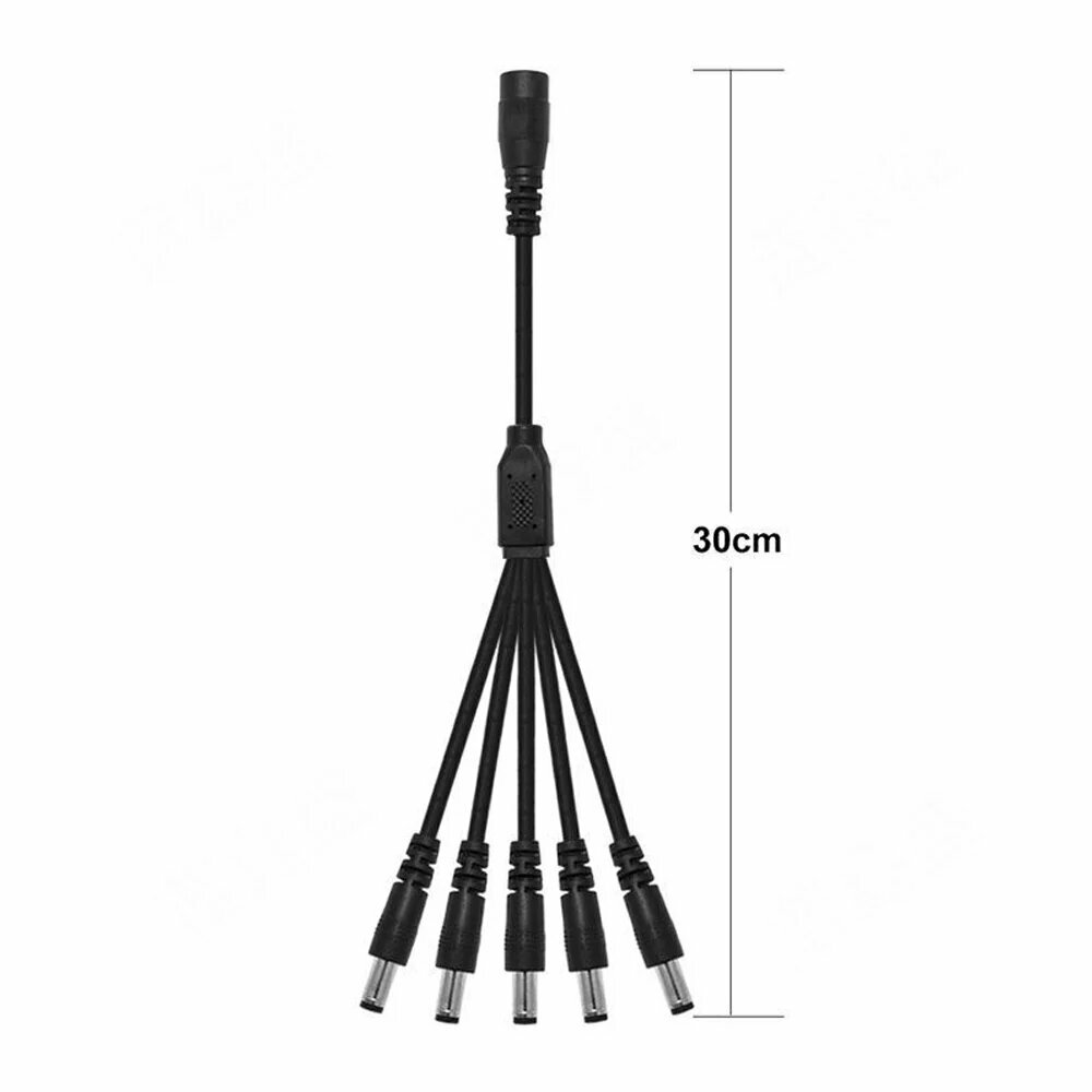 Разветвитель питания DC 1 Female to 5 Male, 30см