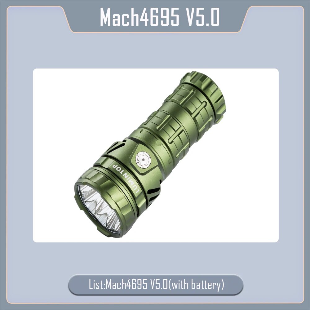 Фонарь EDC LED Mach 4695 V5.0 Army Green