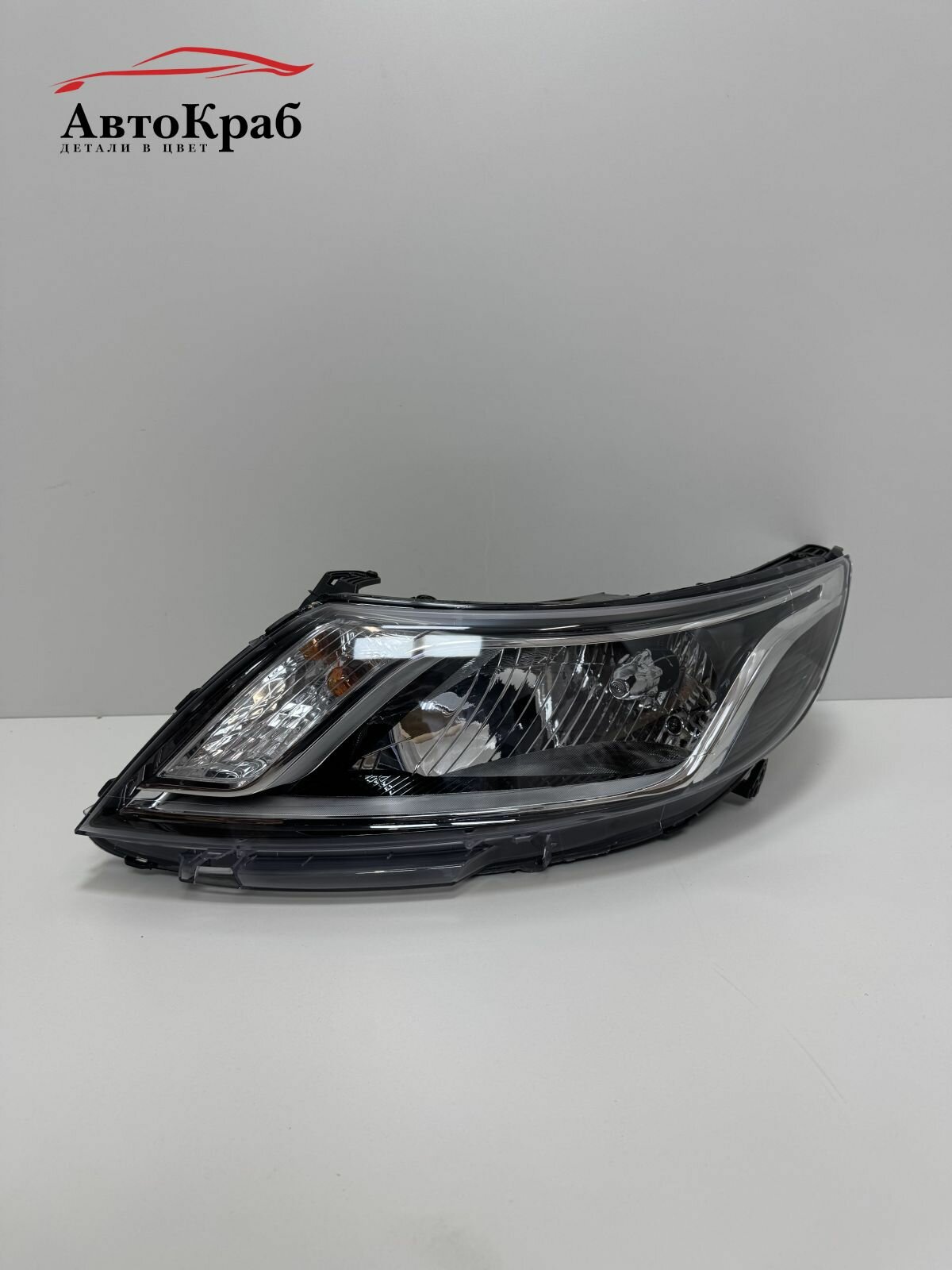 Фара левая для Киа Рио 3 / Kia Rio 3 QB 3 2011 - 2015 г. Аналог