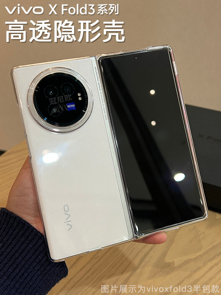 Vivo X Fold3 Pro Прозрачная защита камеры с антиударным покрытием задняя крышка - одна штука