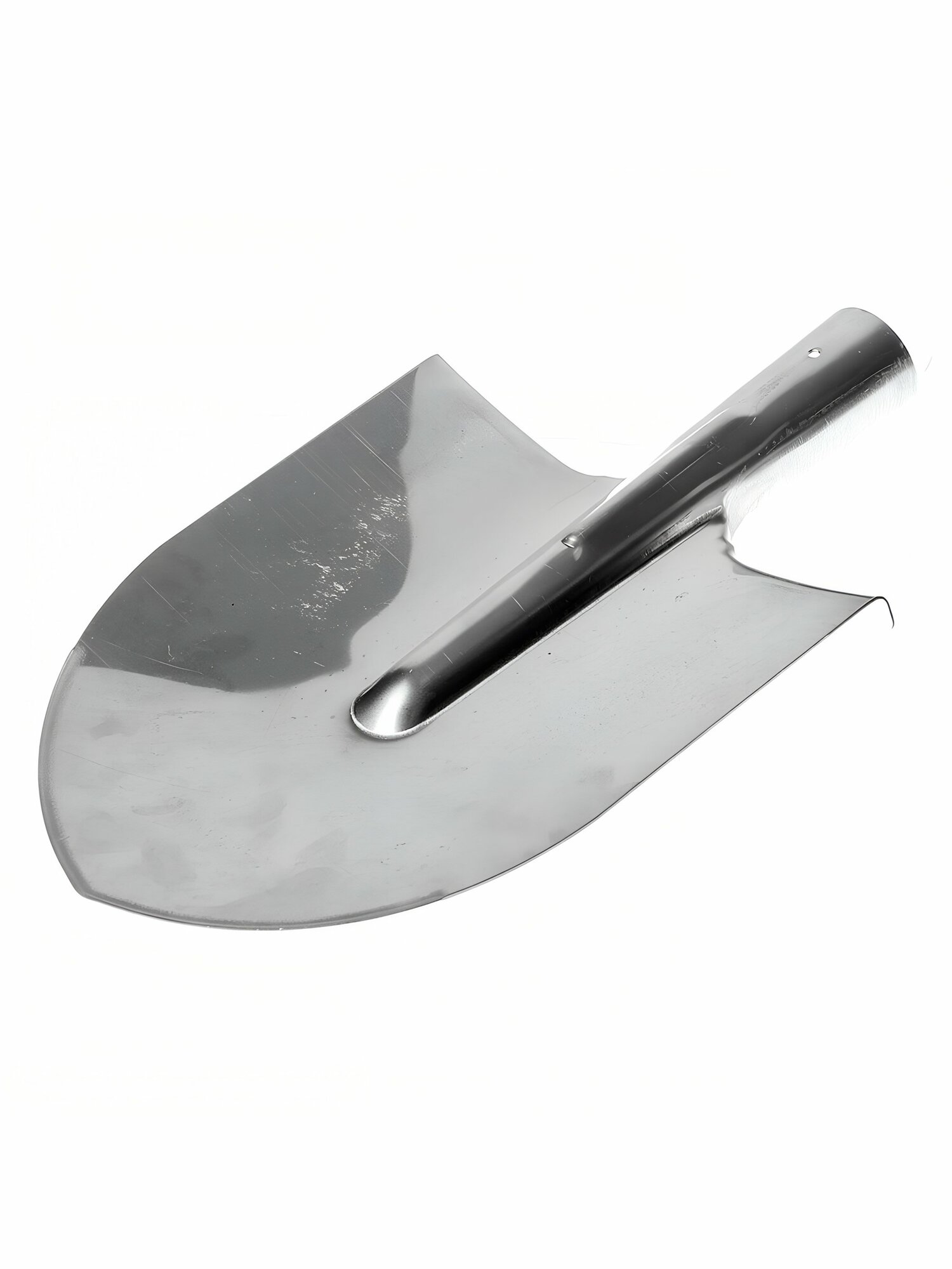 Лопата штыковая ЛКО, нержавеющая сталь, 1.5х210х270х380 мм, ПП, остроконечная