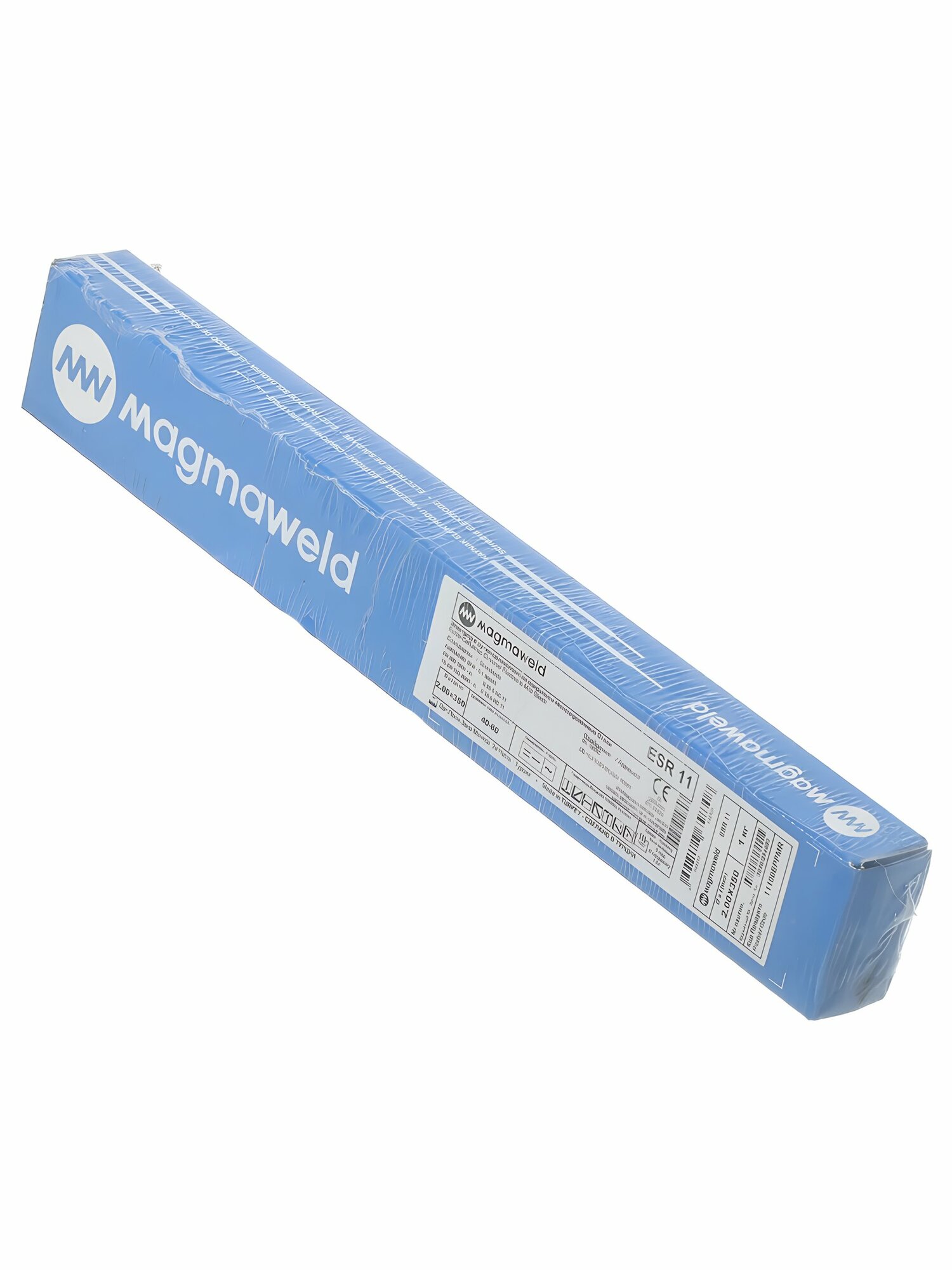 Электроды Magmaweld, ESR 11, 2х350 мм, 1 кг, картонная коробка, рутил-целлюлозные, аналог АНО36, MP3, OK46