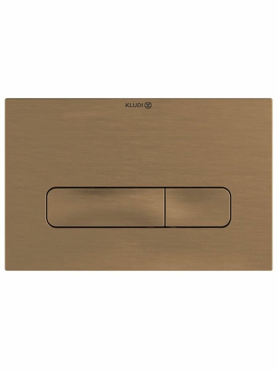 Смывная клавиша KLUDI UNIFIX 30PP01N1 (два режима слива, бронза) для KLUDI-UNIFIX