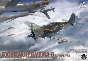 Border BF-009 1/35 Focke-Wulf Fw190 A-8 4in1 (R2/R6/R7/R8) Модель сборки самолёта