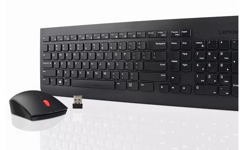 Беспроводной комплект клавиатуры и мыши Lenovo ThinkPad, беспроводная лазерная мышь, беспроводная настольная клавиатура