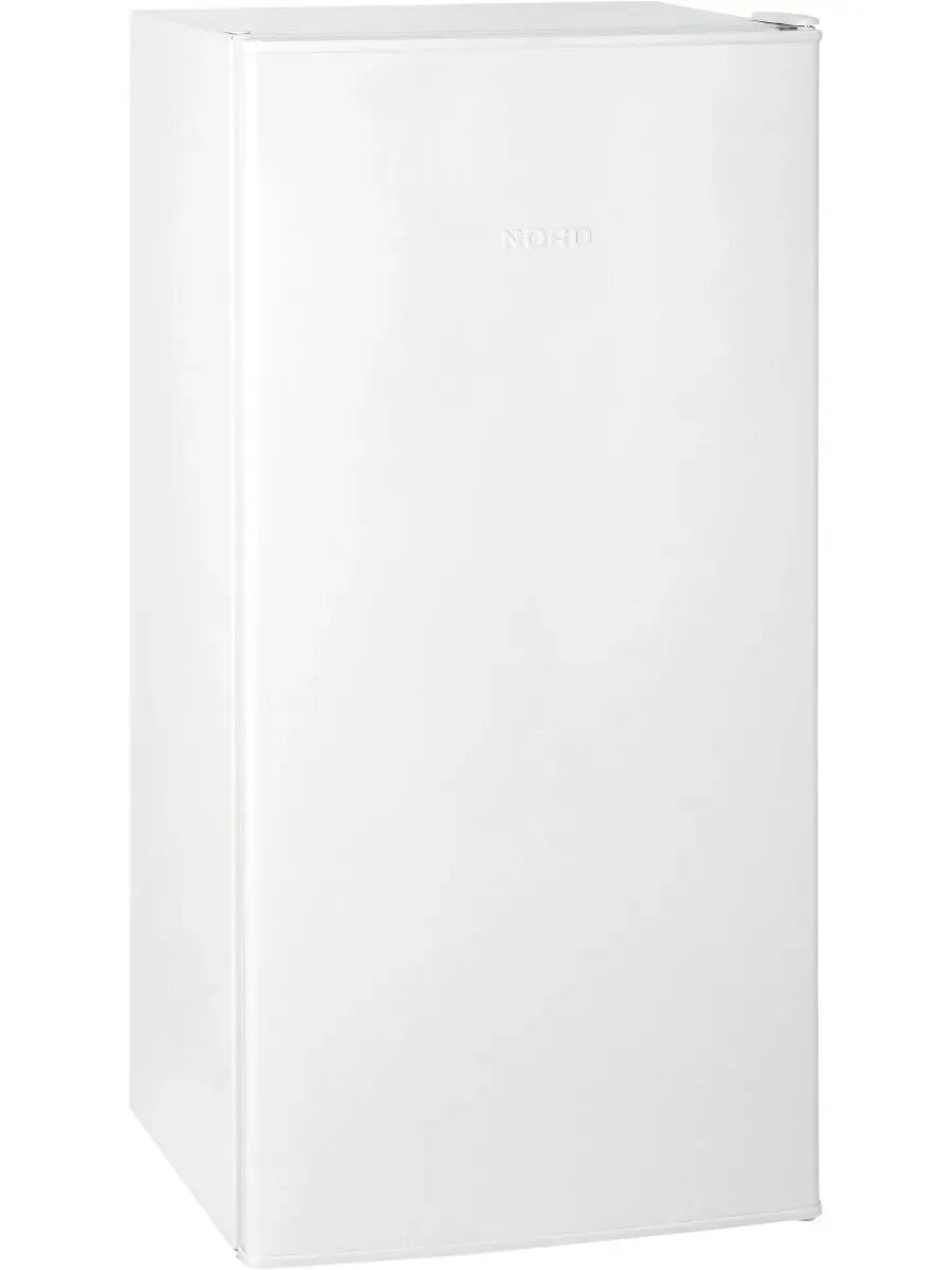 Холодильник Nord NR 404 W белый, однокамерный, 150 л, до 38 дБ, LED-освещение, перенавешиваемая дверь