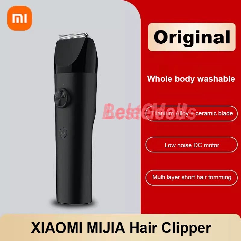 Беспроводная машинка для стрижки волос и бороды Xiaomi Mi Hair Clipper 2 Машинка для стрижки волос MIJIA