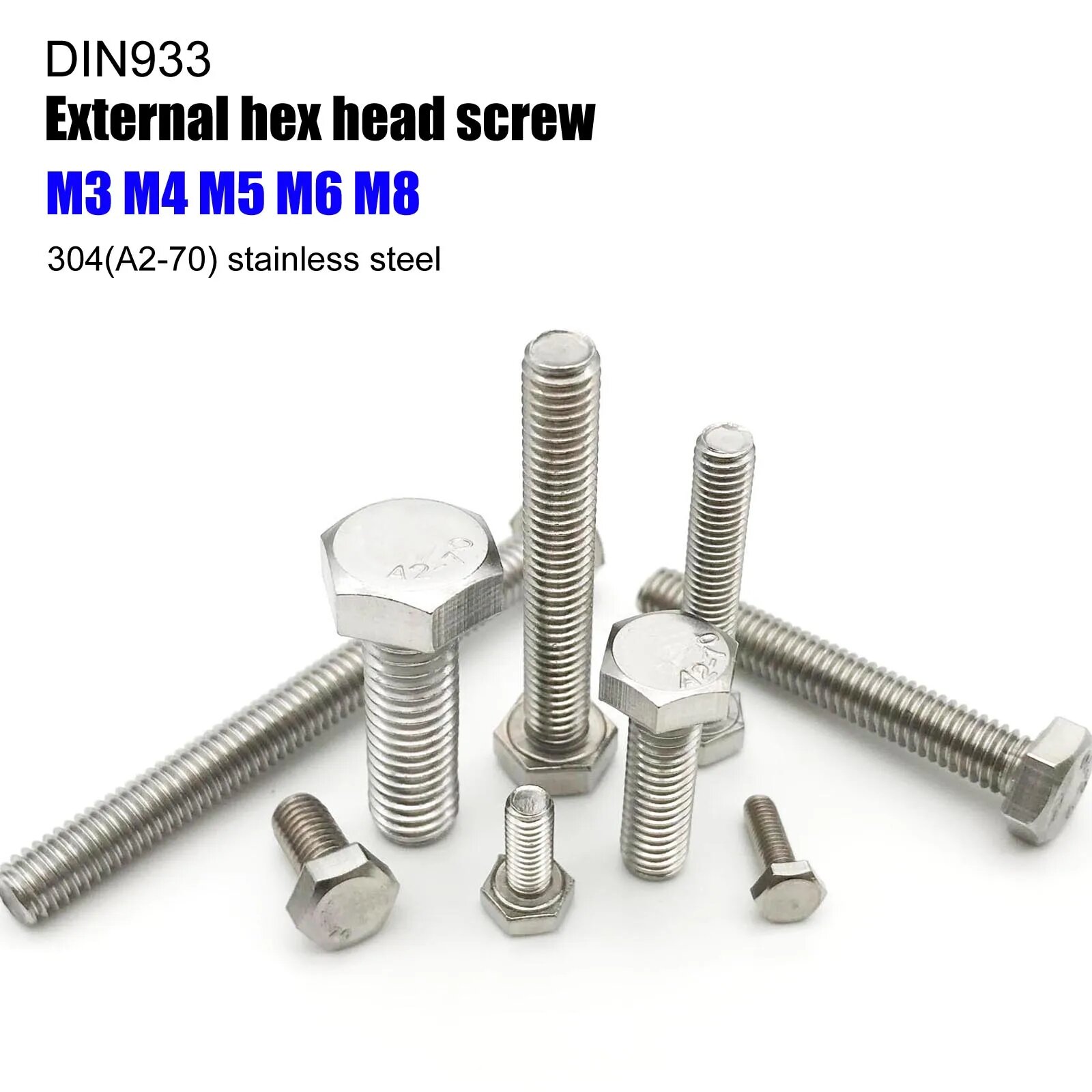 Винты из нержавеющей стали M8 16mm 5pcs