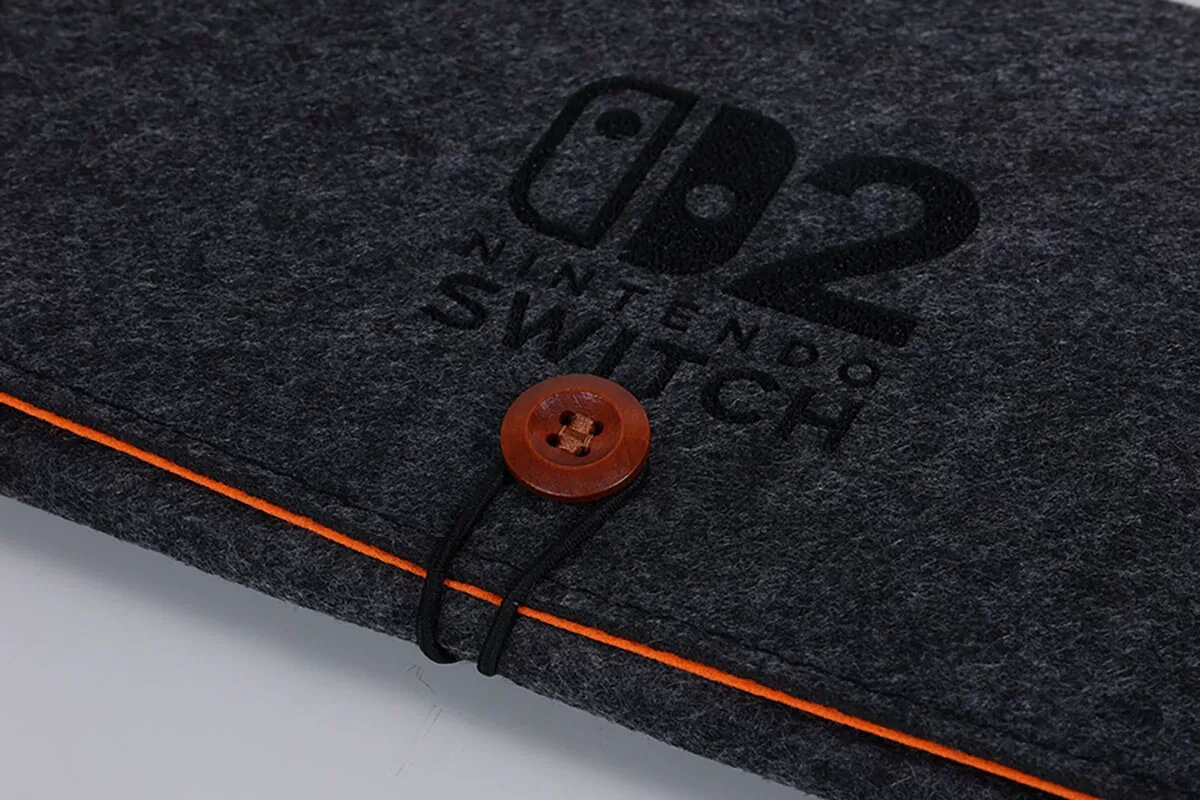 Сумка-чехол из фетра для Nintendo Switch 2 - мягкий защитный чехол, компактный органайзер