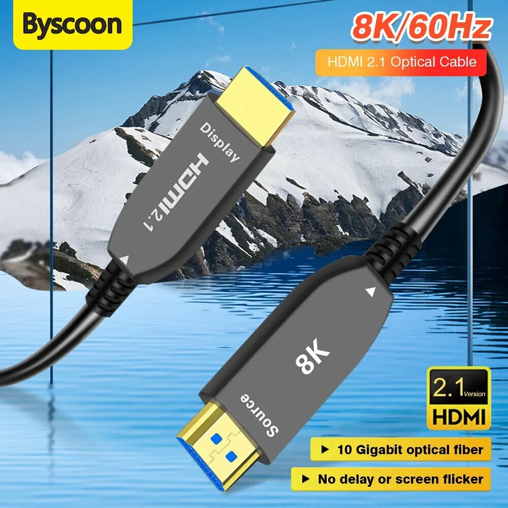Аудиокабель HDMI/HDMI, 5 м, черный