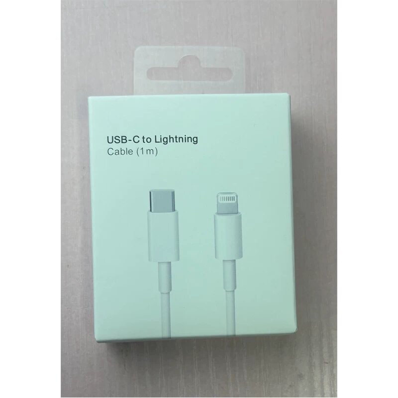 Одиночный кабель USB-C к Lightning для iPhone 13/14, быстрая зарядка, длина 1 метр