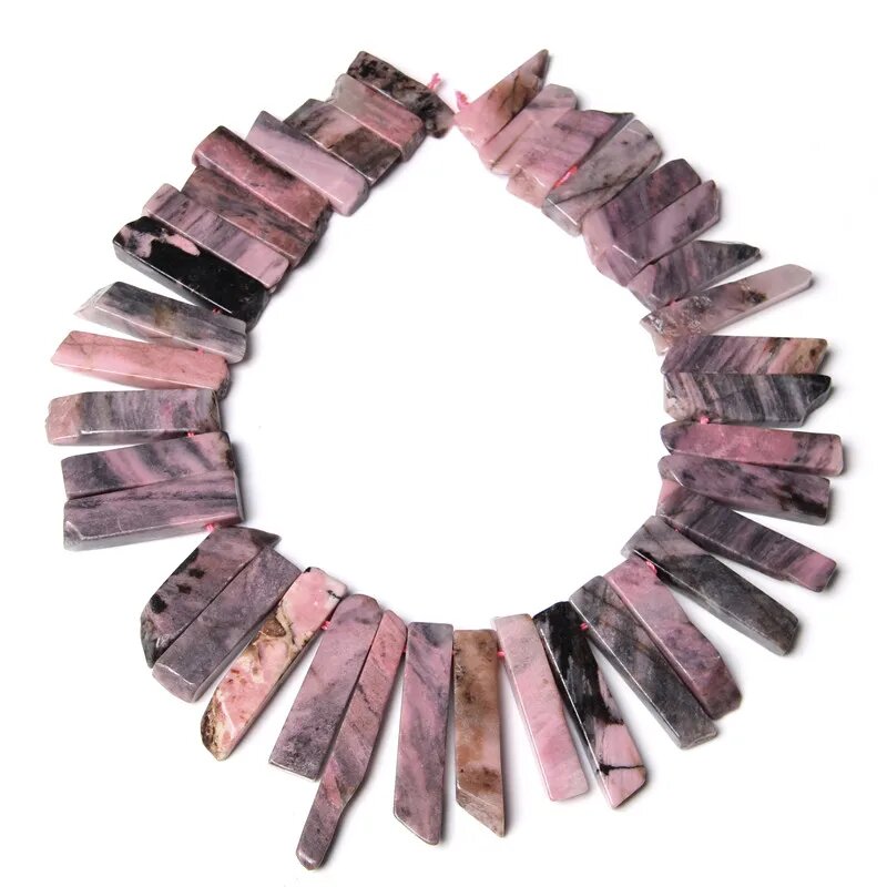Браслет из родохрозита, Half Strand, Цвет: 2