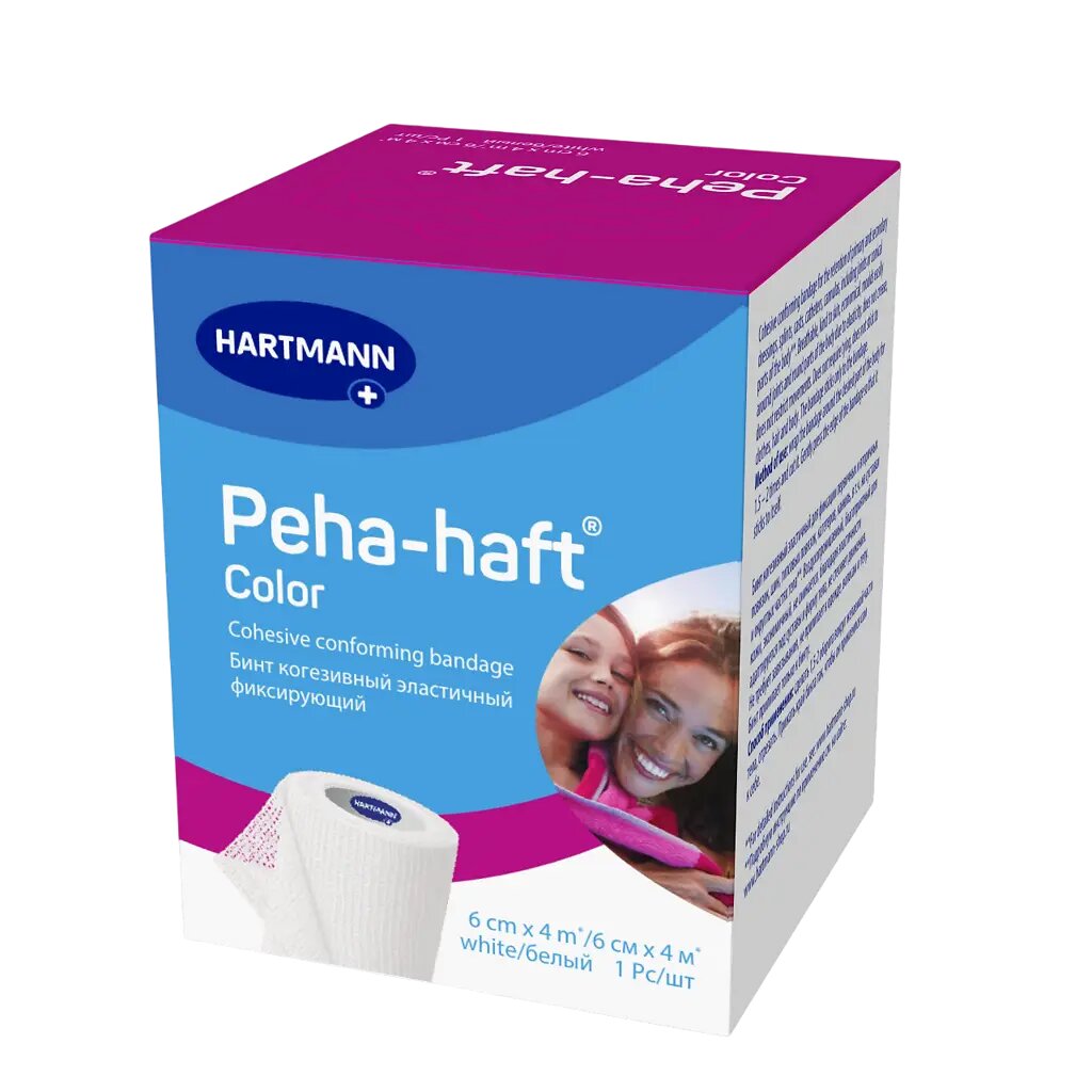 Бинт Peha-haft/Пеха-хафт самофиксирующийся 4 м х 6 см без латекса 1 шт