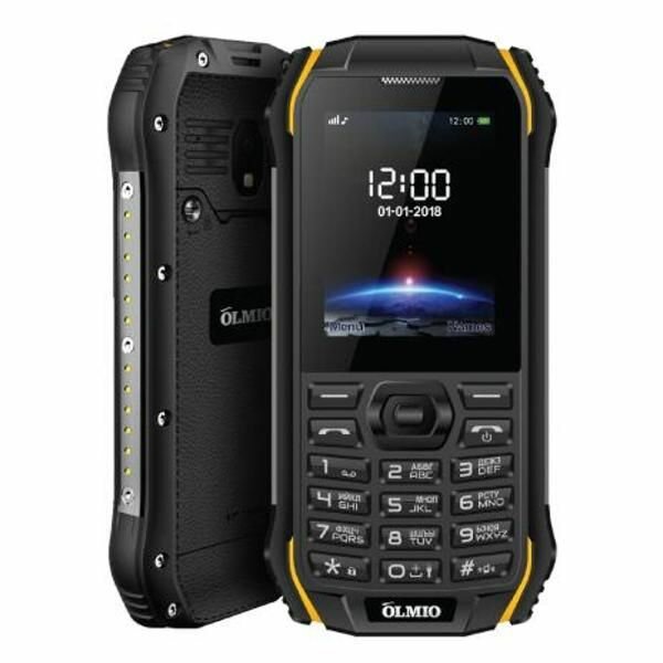 Мобильный телефон Olmio X05 черный-желтый