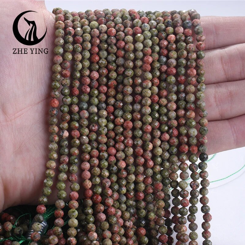 Бусины Zhe Ying лабрадорит 2 мм 5 нитей 38unakite L.1