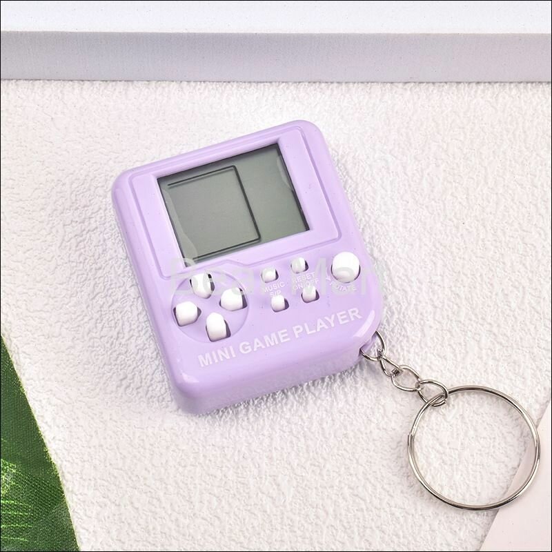 Игрушечный автомат "Тетрис", Мини, Брелок, Прозрачная панель,1 шт