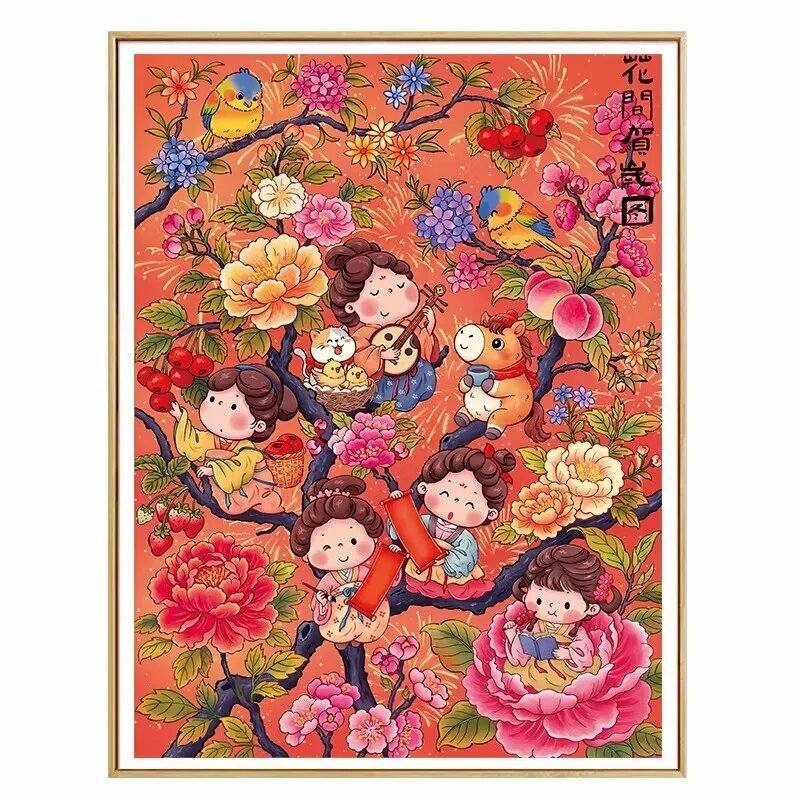 Набор для вышивания крестом "Пейзаж", 11CT 55x70cm