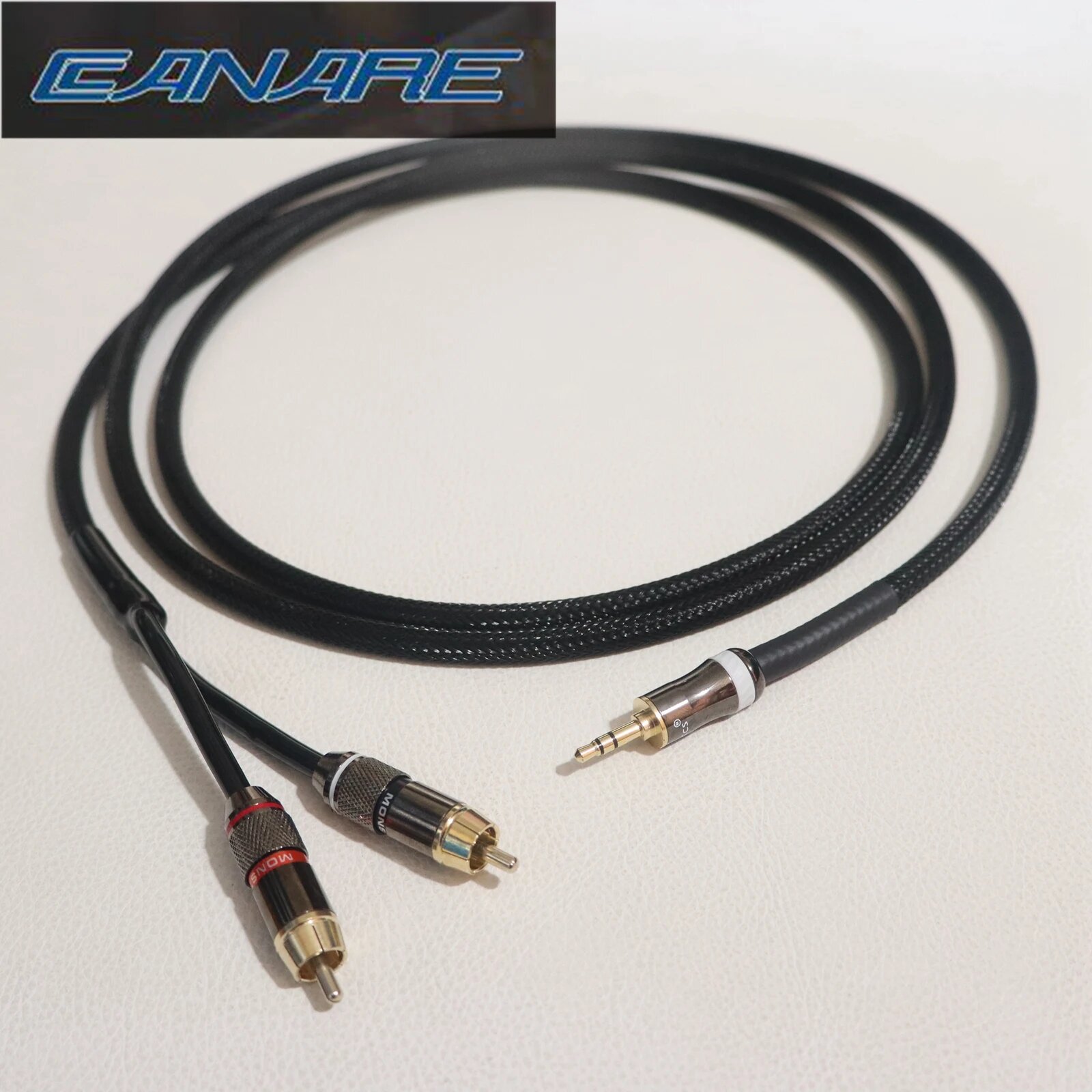 Аудиокабель Canare L-4E6S 3.5 мм - 2RCA, 0.5m