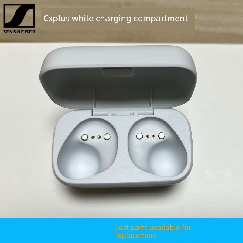 Оригинальный зарядный кейс для беспроводных наушников Sennheiser CX Plus, белый цвет, подлинная запасная часть